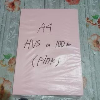 Jual Kertas HVS A4 Pink isi 100 Lembar / HVS Warna Pink | Shopee Indonesia