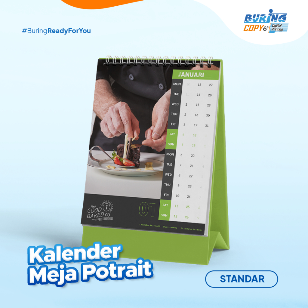 Jual Custom Calendar Meja | Standar | Shopee Indonesia