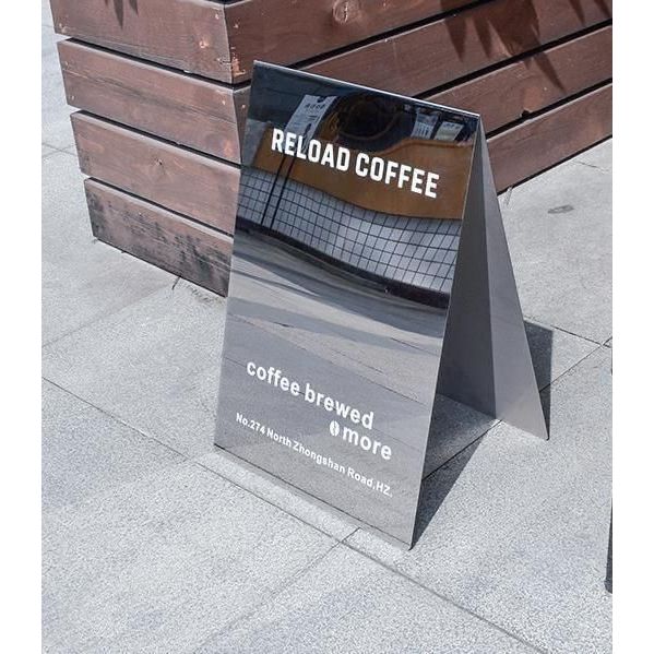 Jual Signage Stainless Steel 40x60cm | Papan Tanda Cermin Premium ...