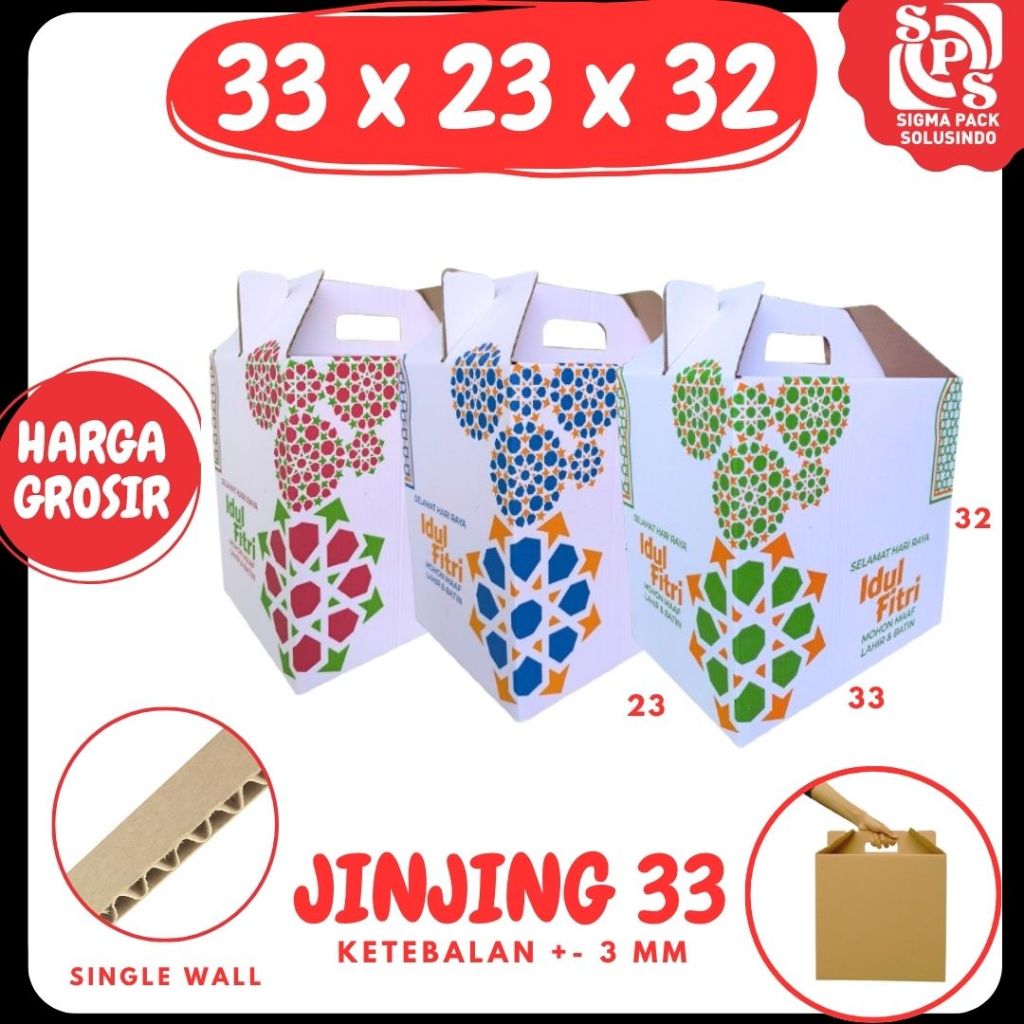 Jual Kardus Jinjing 33x23x32 Dus Parcel Packing/ Box Parcel / Box ...