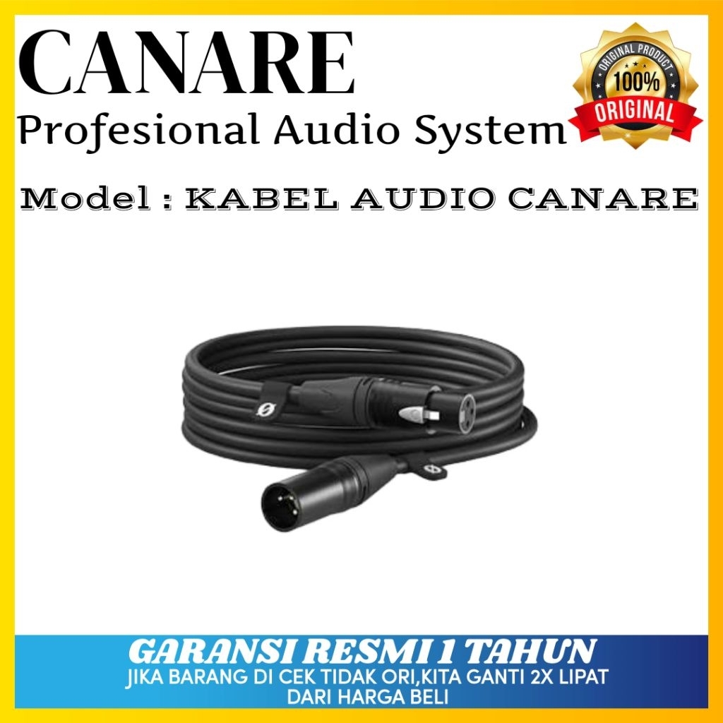 Jual Kabel Audio Canare XLR To Akai Original Canon Male to Female ...
