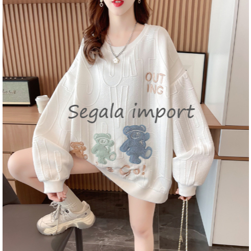 Jual Baju winter wanita sweater musim dingin import mantel tebal motif ...