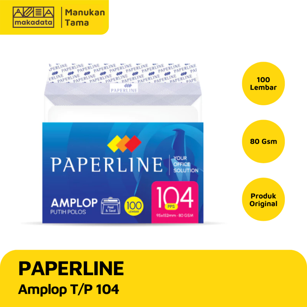 Jual ENVELOPE / AMPLOP PAPERLINE 104 (1 PAK) | Shopee Indonesia