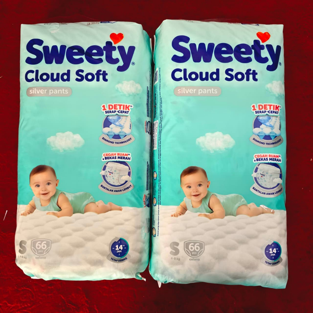 Jual SWEETY CLOUD SOFT SILVER S66 | Shopee Indonesia