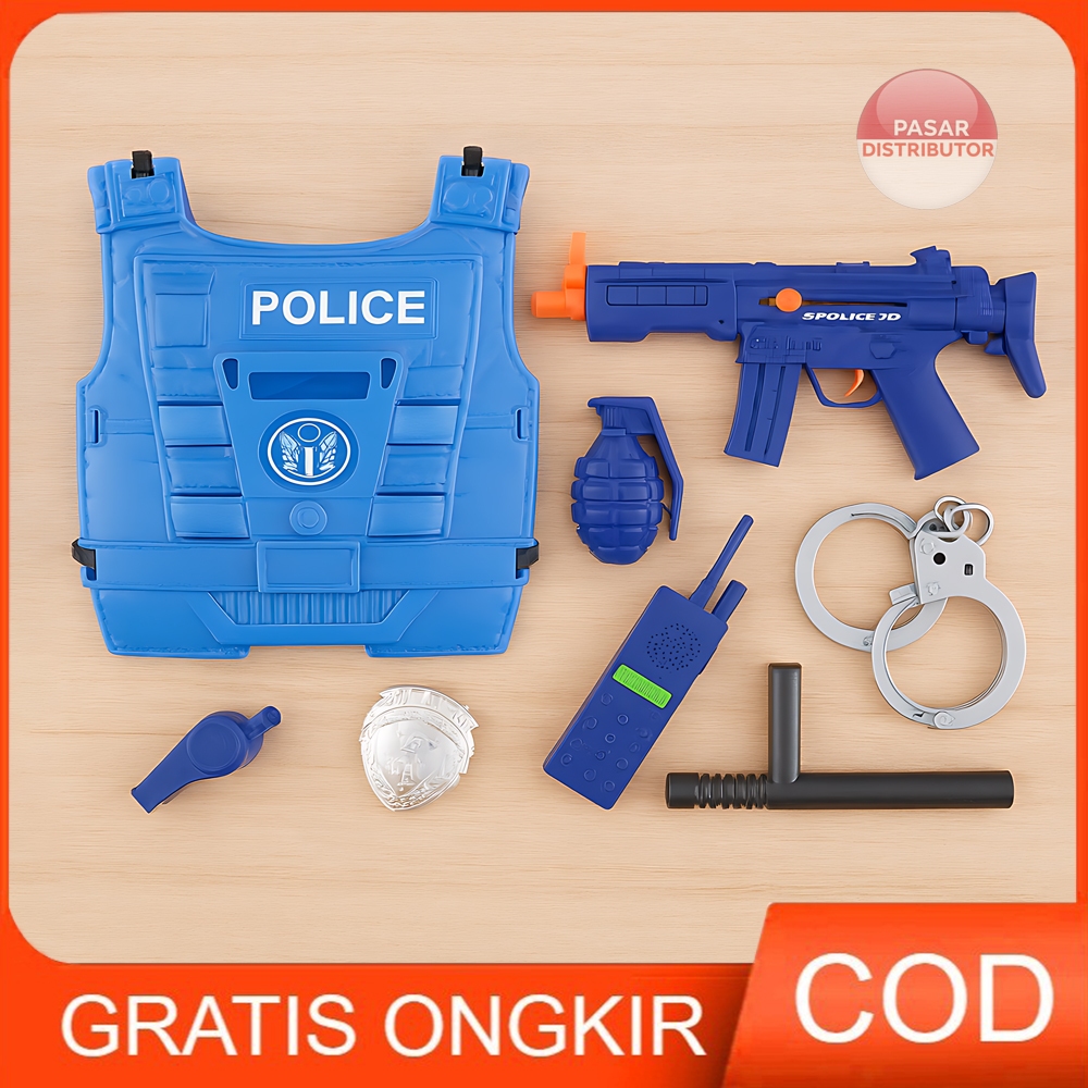 Jual Pasar Distributor ROMPI POLICE TOYS GUN KANTONG Mainan ...