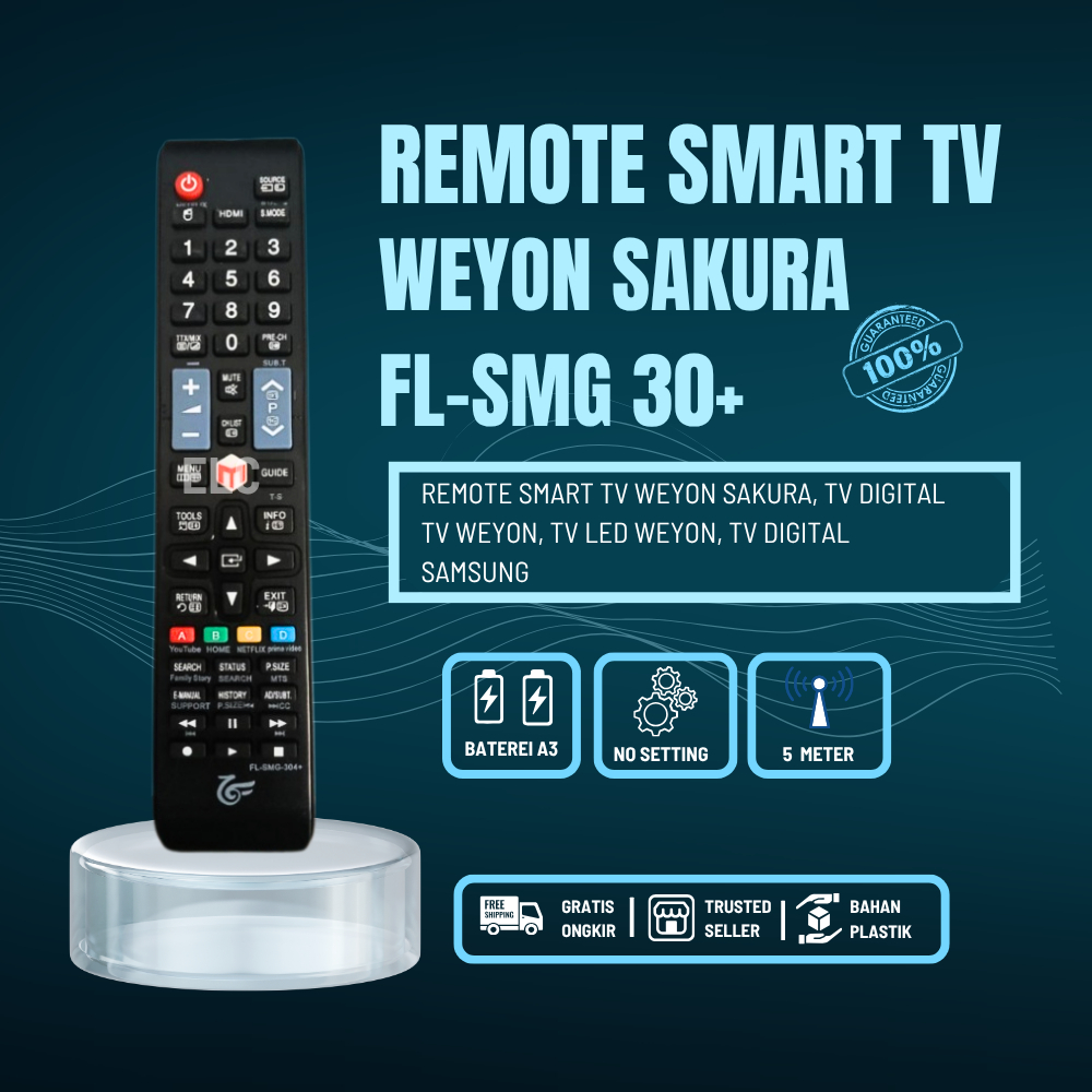 Jual REMOTE UNIVERSAL 304+ Remote Smart TV Weyon Sakura,TV Digital ...