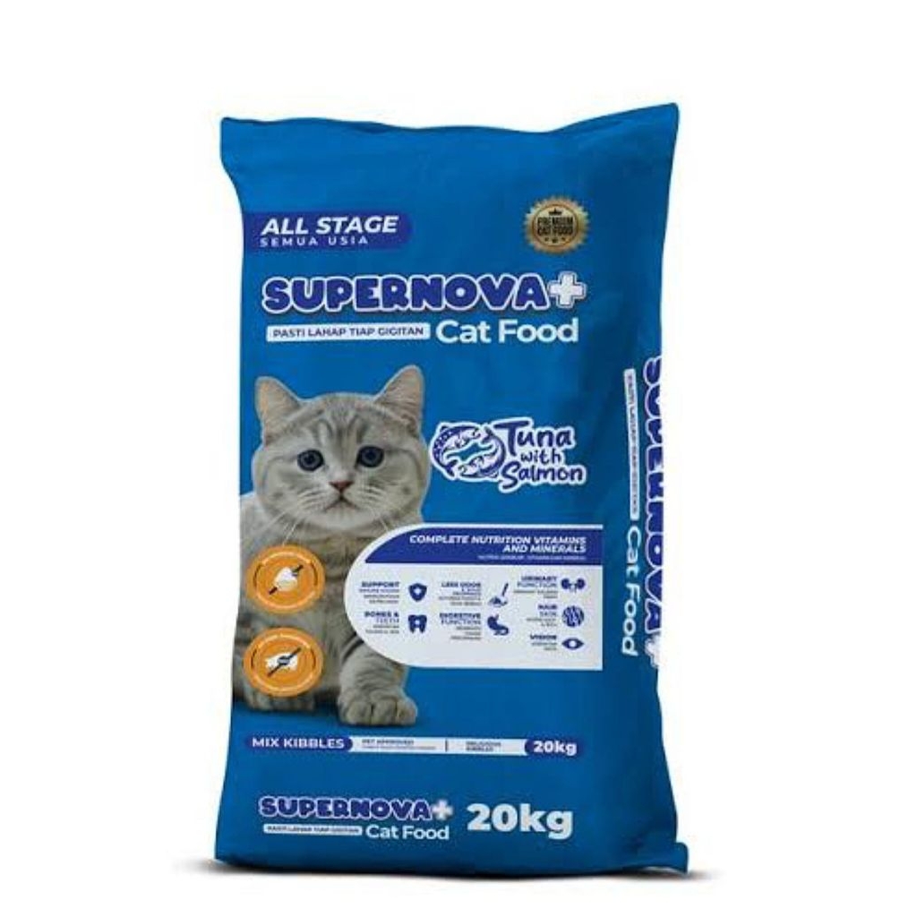 Jual Supernova Cat Food All Life Stage 20kg Makanan Kucing Semua Usia ...