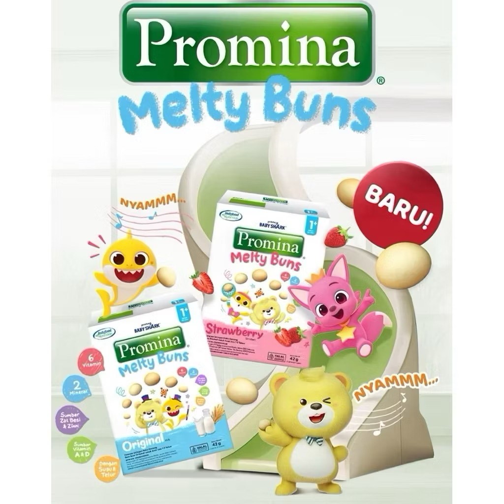 Jual Promina melty buns cemilan snack anak usia 1+ tahun keatas ...