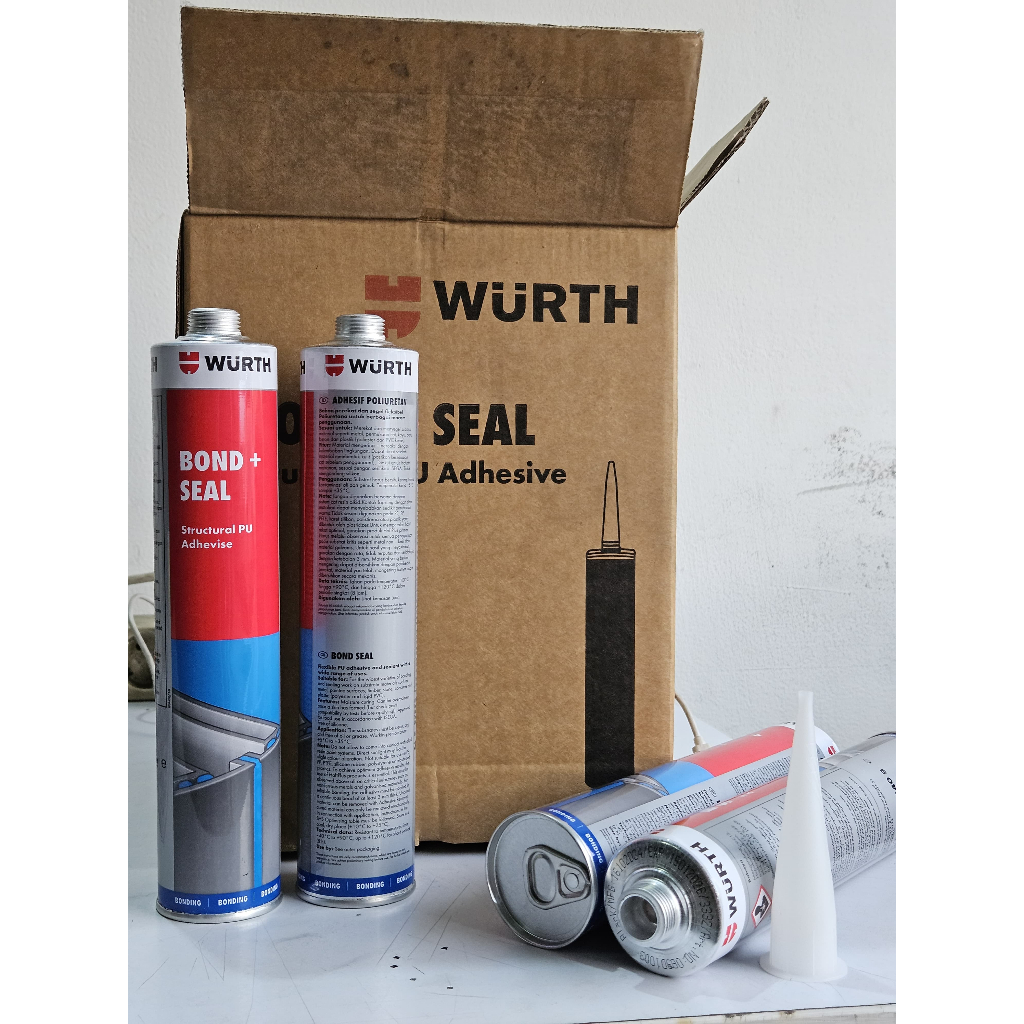 Jual WURTH Lem Kaca Bond Seal Wurth Hitam 310ml /Lem Kaca Wurth /TROPIC ...