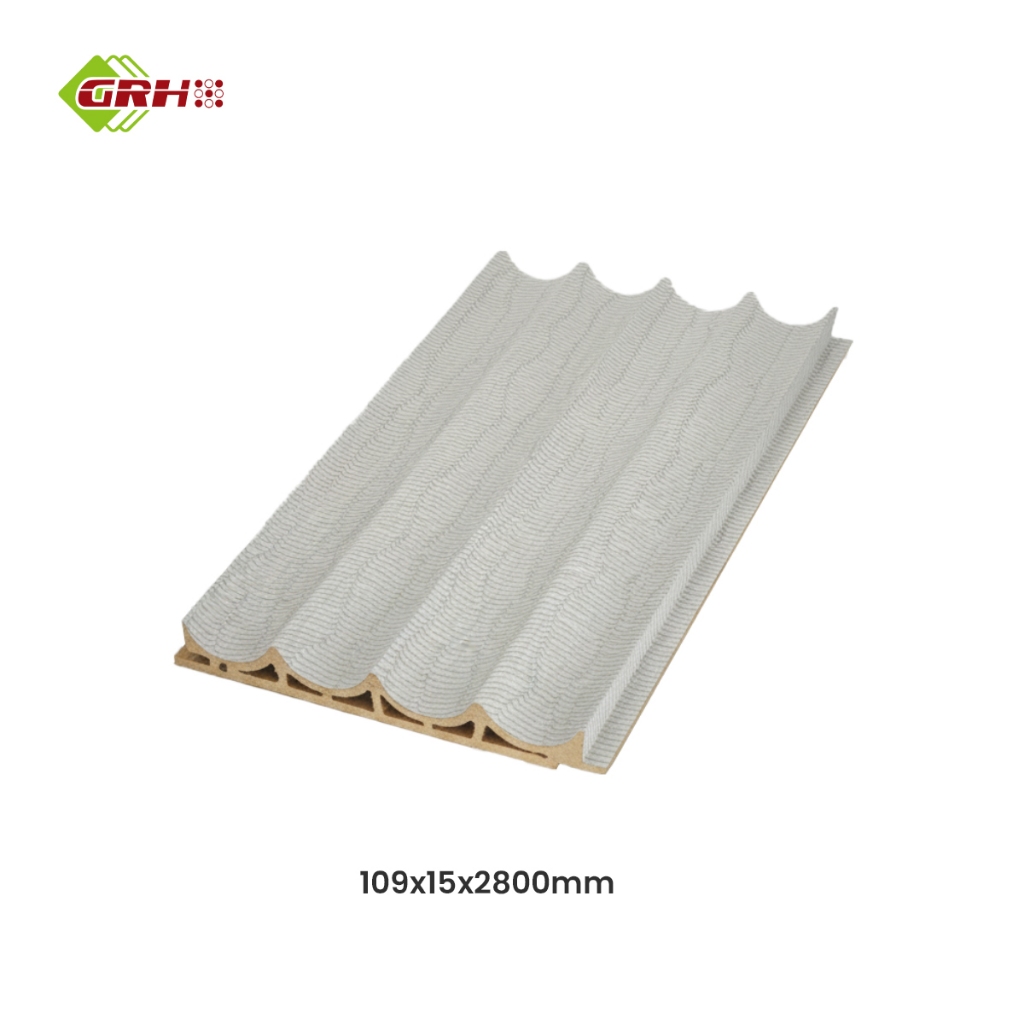 Jual WPC Curve Inner Wall Panel Semi Circle Motif Tekstur Abstrak GRH ...