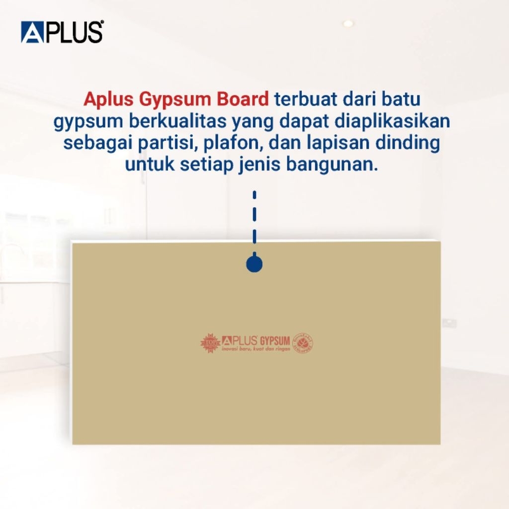 Jual Gypsum Aplus Tebal 9mm | Shopee Indonesia