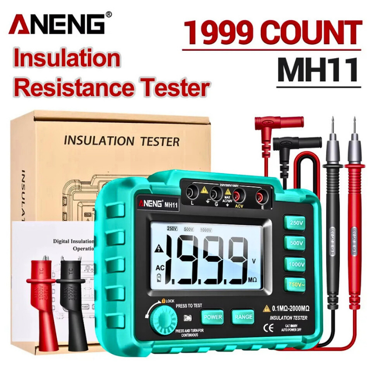 Jual COD ANENG Digital Megger Megohmmeter Akurat cek arus listrik 250 ...