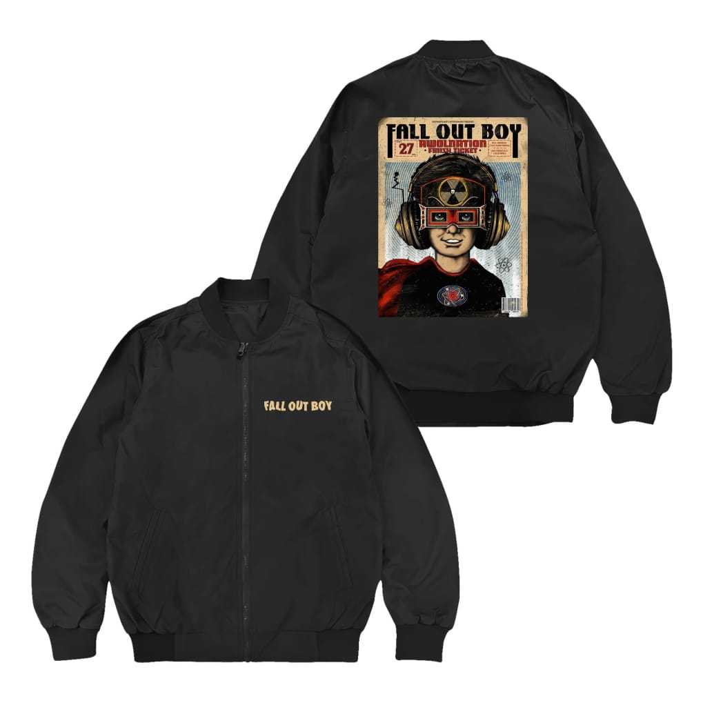 Jual Ganzet Store Jacket Bomber FALL OUT BOY Jacket Distro Waterproof ...