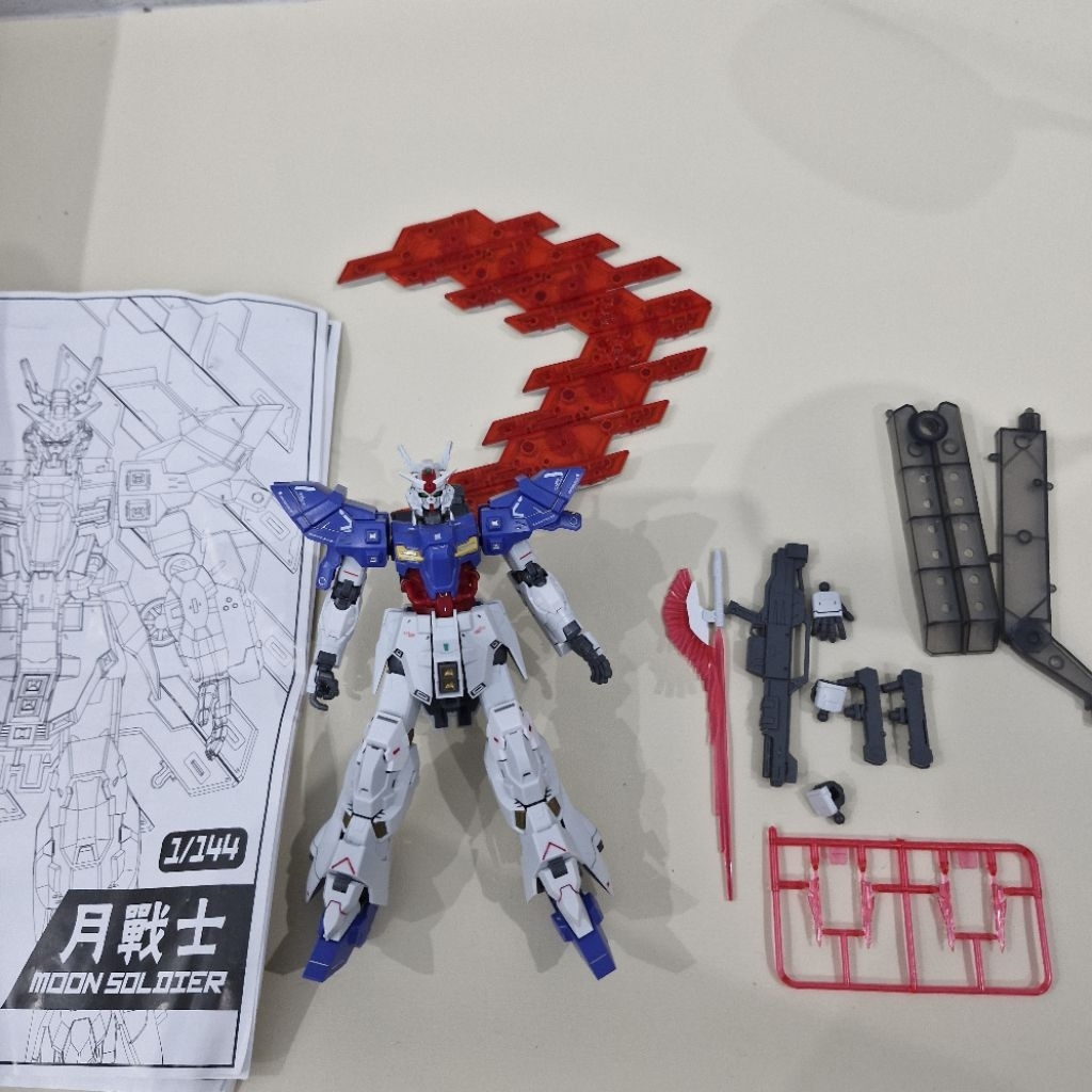 Jual 1/144 HG Moon gundam By JJ model [second] | Shopee Indonesia