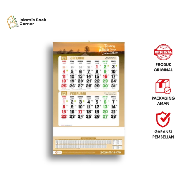 Jual Islamic Book Corner Kalender Dinding Regional 2026 | Shopee Indonesia
