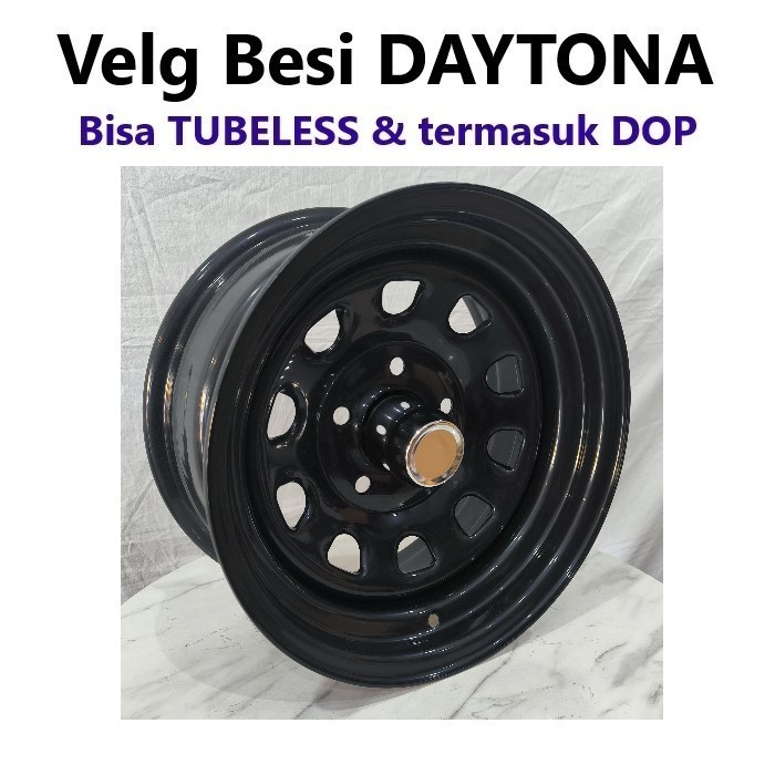 Jual 4pcs Velg Besi Daytona HD 14x6.0 5H 114.3 ET+15 Ring 14 R14 Lebar ...