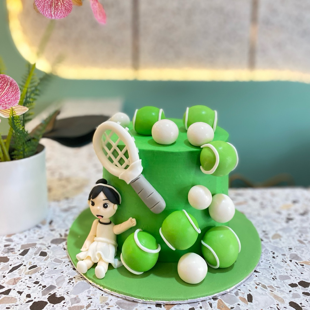 Jual custom cake tema padel & golf | Shopee Indonesia