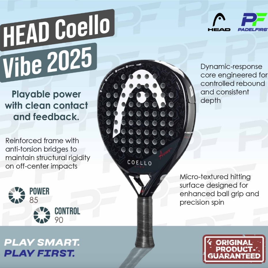 Jual HEAD Coello Vibe 2025 Raket Padel Powerful | Shopee Indonesia