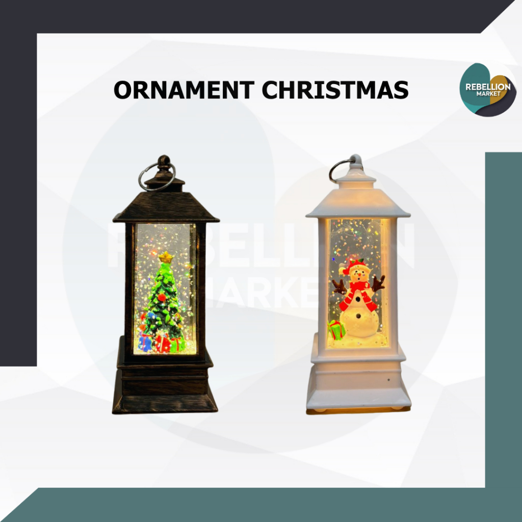 Jual Ornamen Natal Lampion Salju LED Pohon/Snowman - Lampu Dekorasi ...