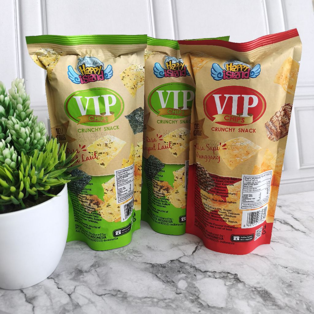 Jual VIP CHIPS Keripik Kentang Crunchy isi 30 gram | Shopee Indonesia