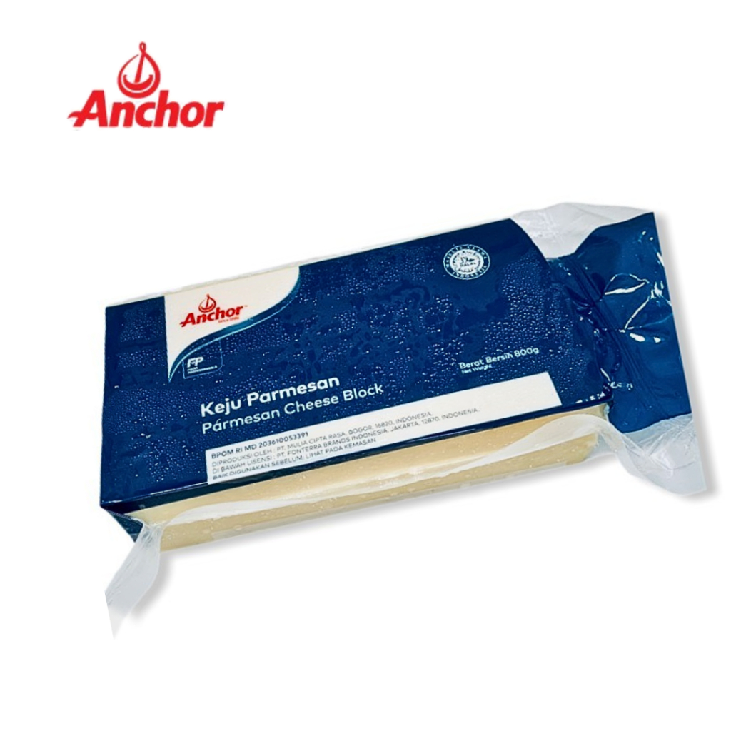 Jual Anchor Parmesan Cheese Block - Keju Parmesan 800 gram | Shopee ...
