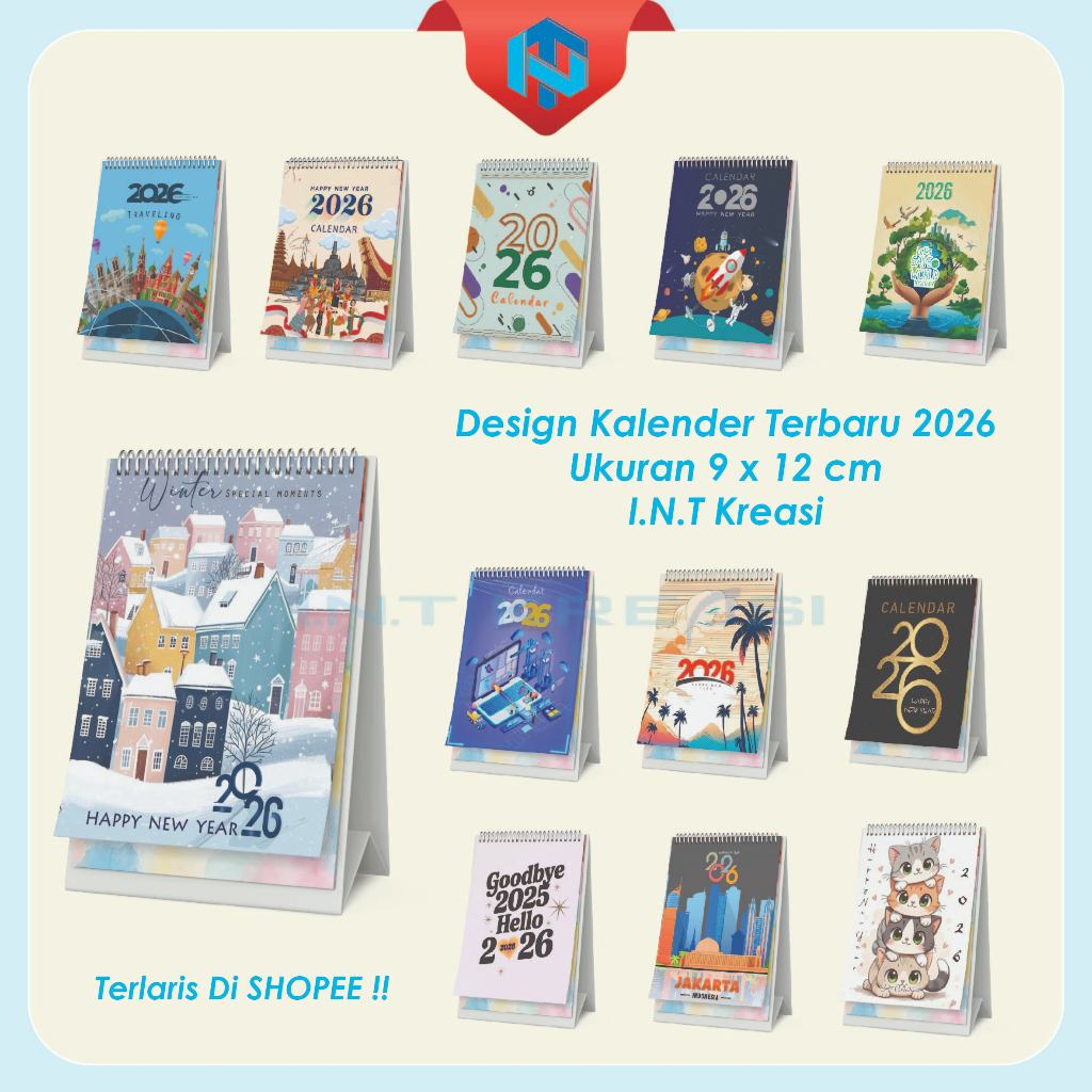 Jual Kalender Meja Mini Calender 2026 Aesthetic Ready Stok | Shopee ...