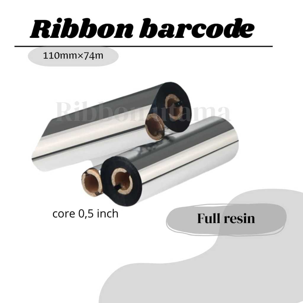 Jual riboon full resin 110m x 74m double core 0,5 inch (face out ...