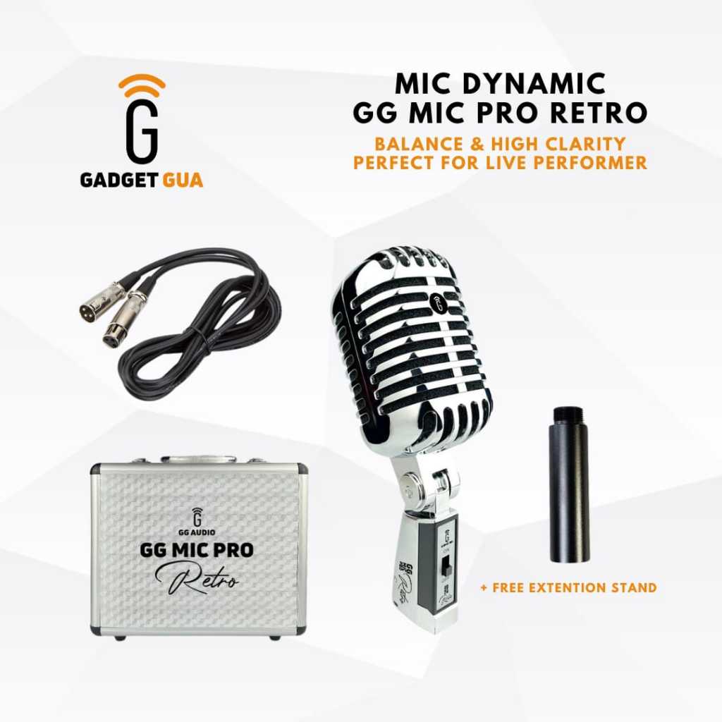 Jual GG MIC PRO RETRO - PROFESSIONAL MIC DYNAMIC | Shopee Indonesia
