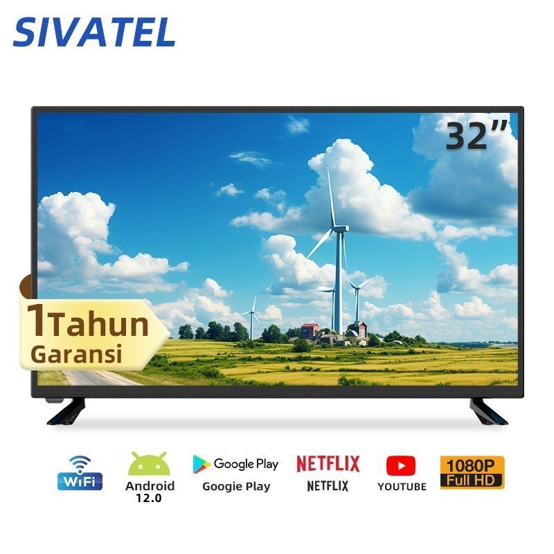 Jual Sivatel TV LED Smart 32 inch TV Digital 22/24/25/27inch Televisi ...