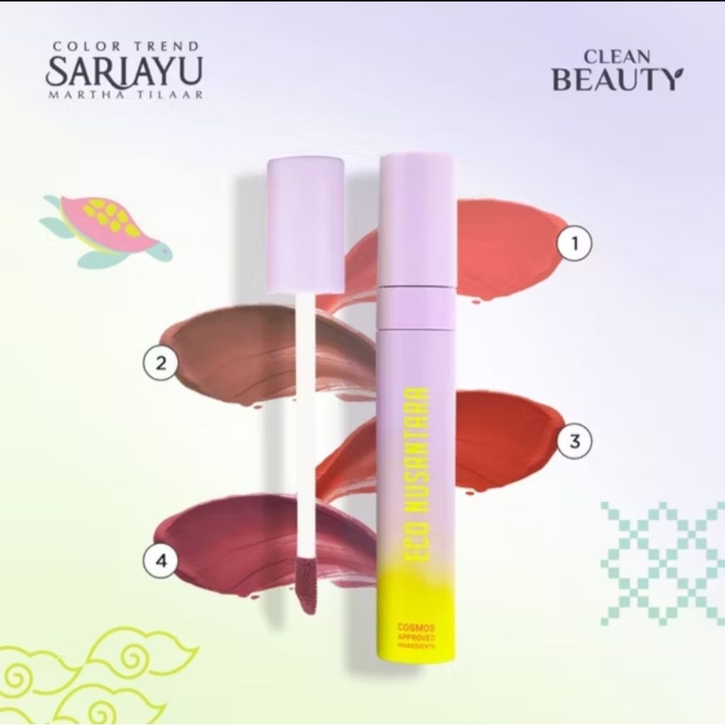 Jual Sariayu Color Trend Lip Ink -Eco Nusantara | Shopee Indonesia