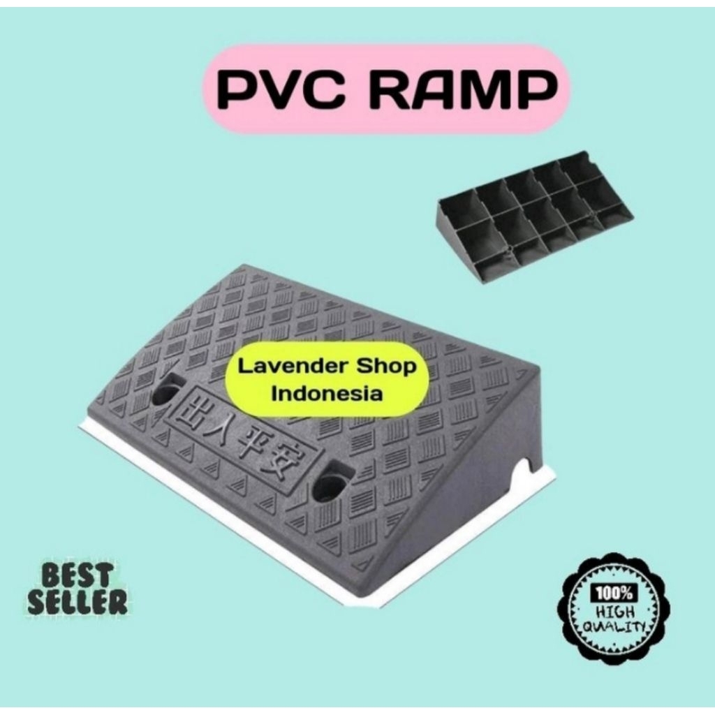 Jual PVC Ramp Tanjakan Mobil Motor Portable / Tanjakan Anti Slip Kuat ...