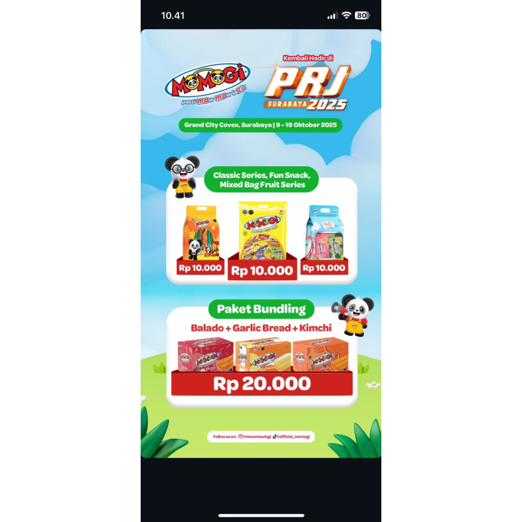 Jual JASTIP SNACK PRJ PEKAN RAYA JATIM SERBA 10RIBU, Momogi/Oishi ...