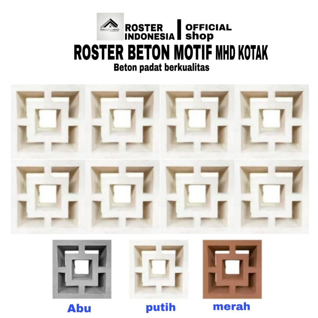 Jual ROSTER BETON MINIMALIS, LOSTER BETON MINIMALIS, Roster lubang ...
