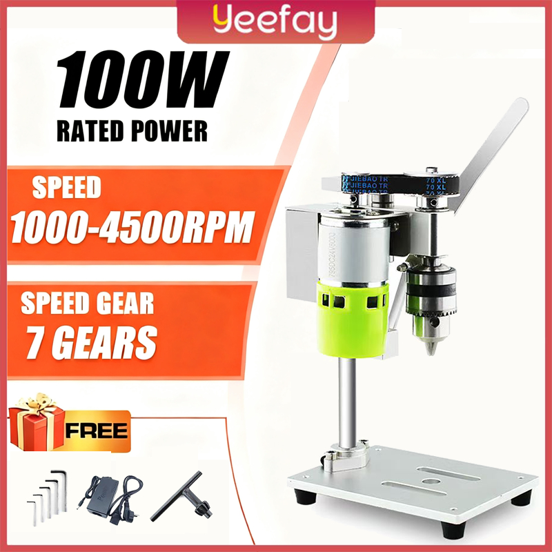 Jual Mini Mesin Bor Duduk Electric Bench Top Drill Press 7 Kecepatan ...