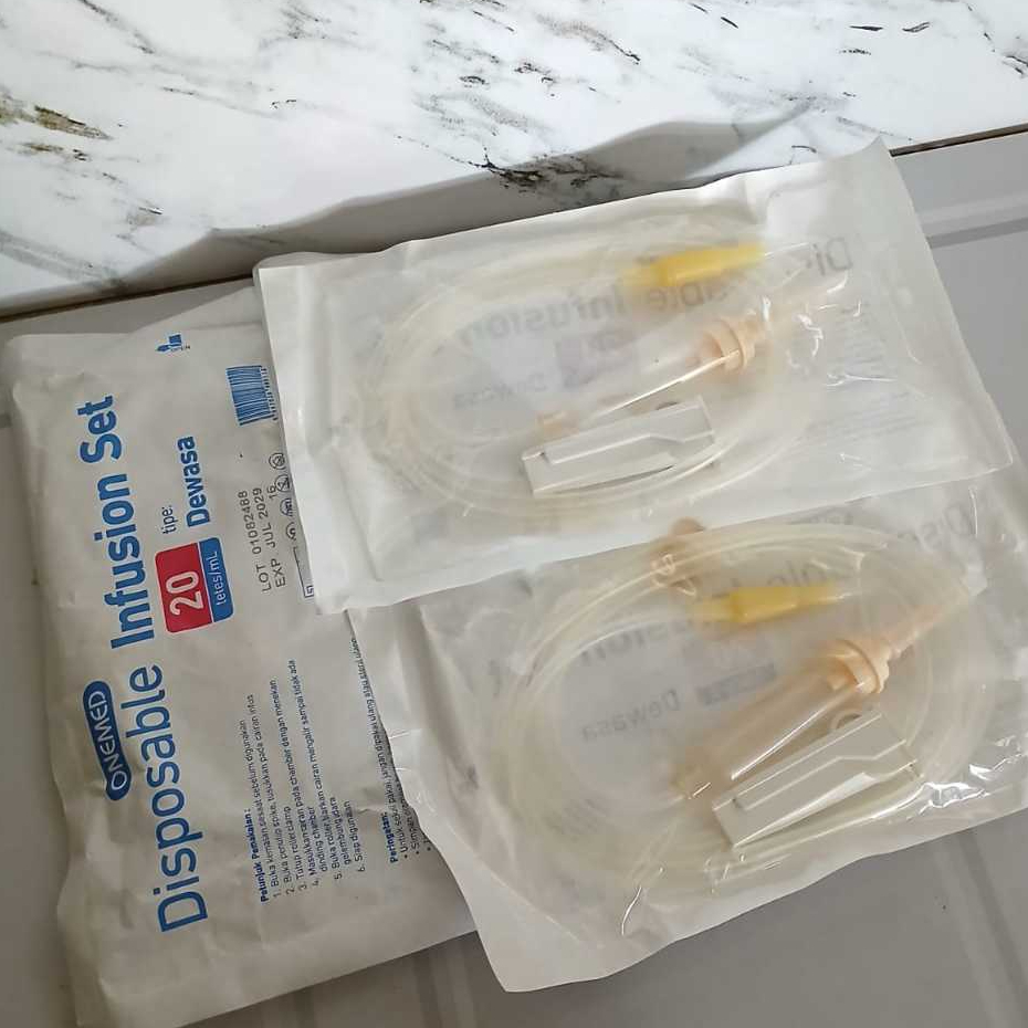 Jual Infuset Dewasa Onemed /Infus set Dewasa Satuan PCS | Shopee Indonesia