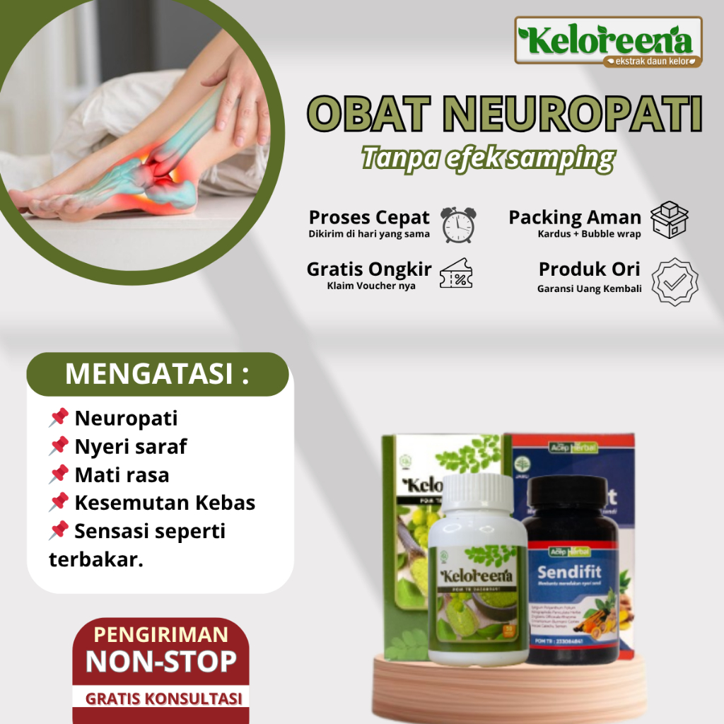 Jual Obat Kaki Panas Neuropati Diabetik Diabetes Sakit Telapak Kaki ...