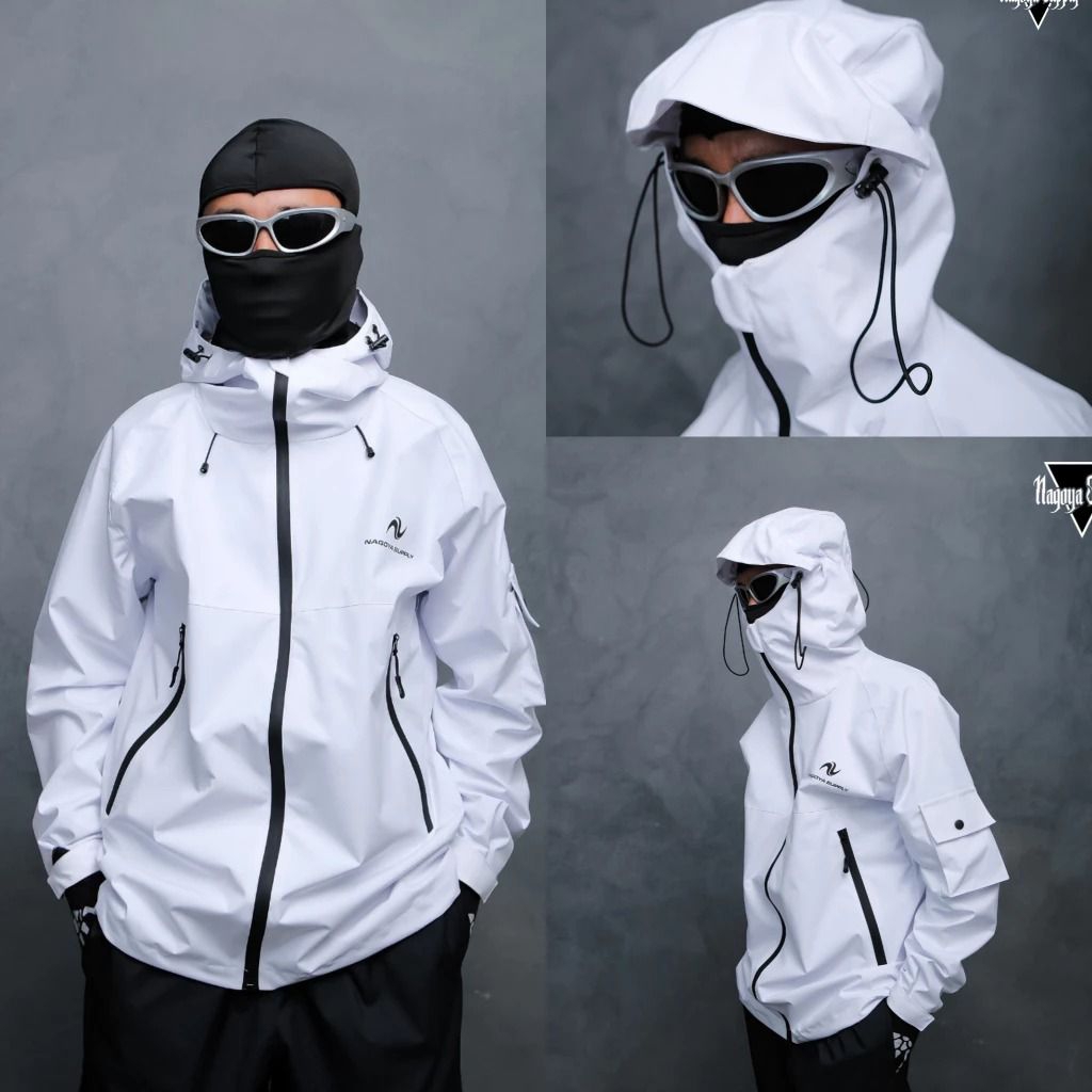 Jual Jaket Gorpcore Parasut Outdoor Waterproof Windbreaker Simple Polos ...