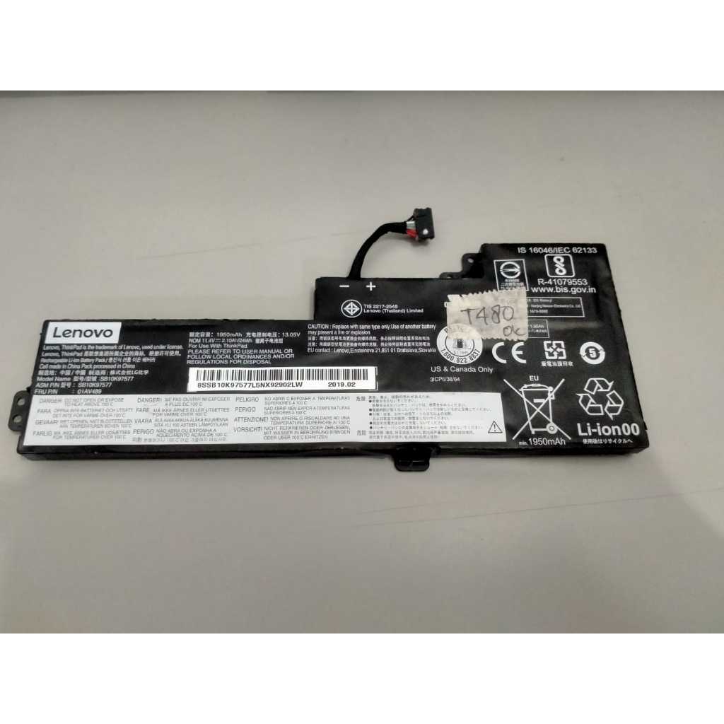Jual Baterai Internal Thinkpad T470/T480 Original | Shopee Indonesia