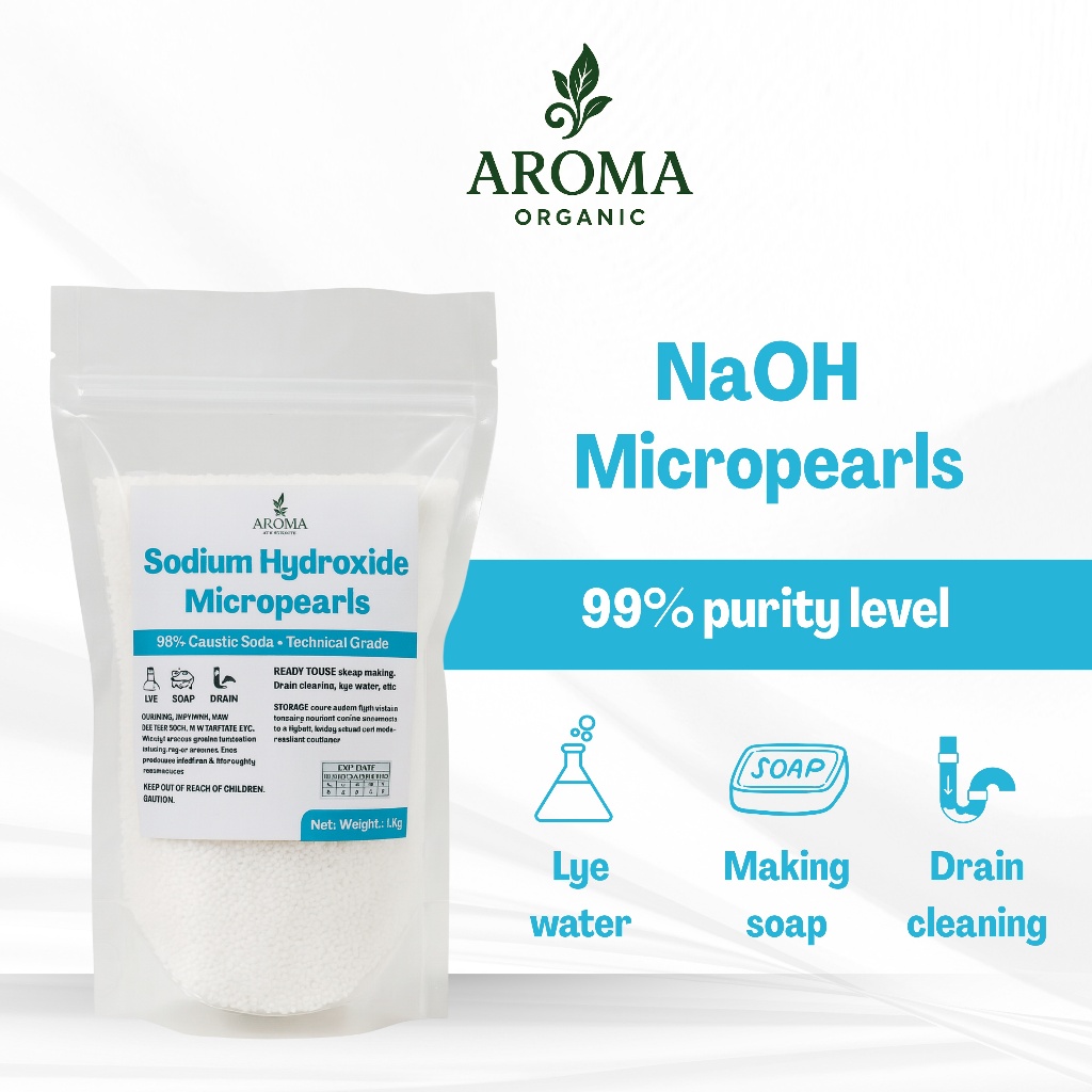 Jual Aroma Organic Soda Api NaoH Sodium Hydroxide Micropearls | Shopee ...