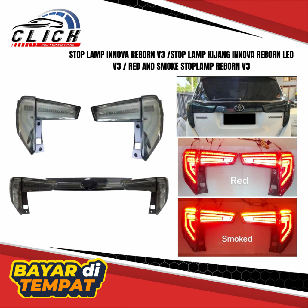 Jual STOP LAMP INNOVA REBORN V3 /STOP LAMP KIJANG INNOVA REBORN LED V3 ...