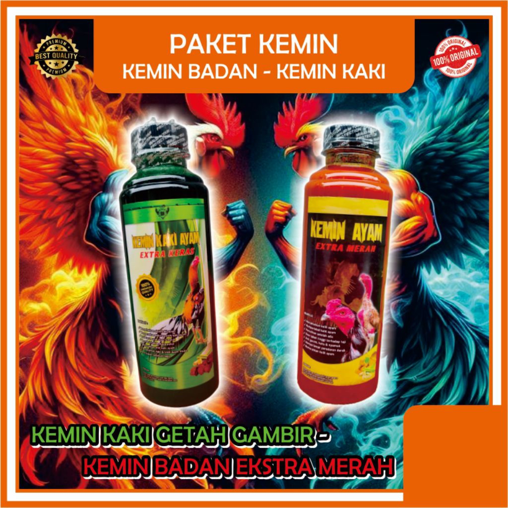Jual PAKET KEMIN (ISI 2 BOTOL) Kemin Kaki & Kemin Badan untuk rawatan ...