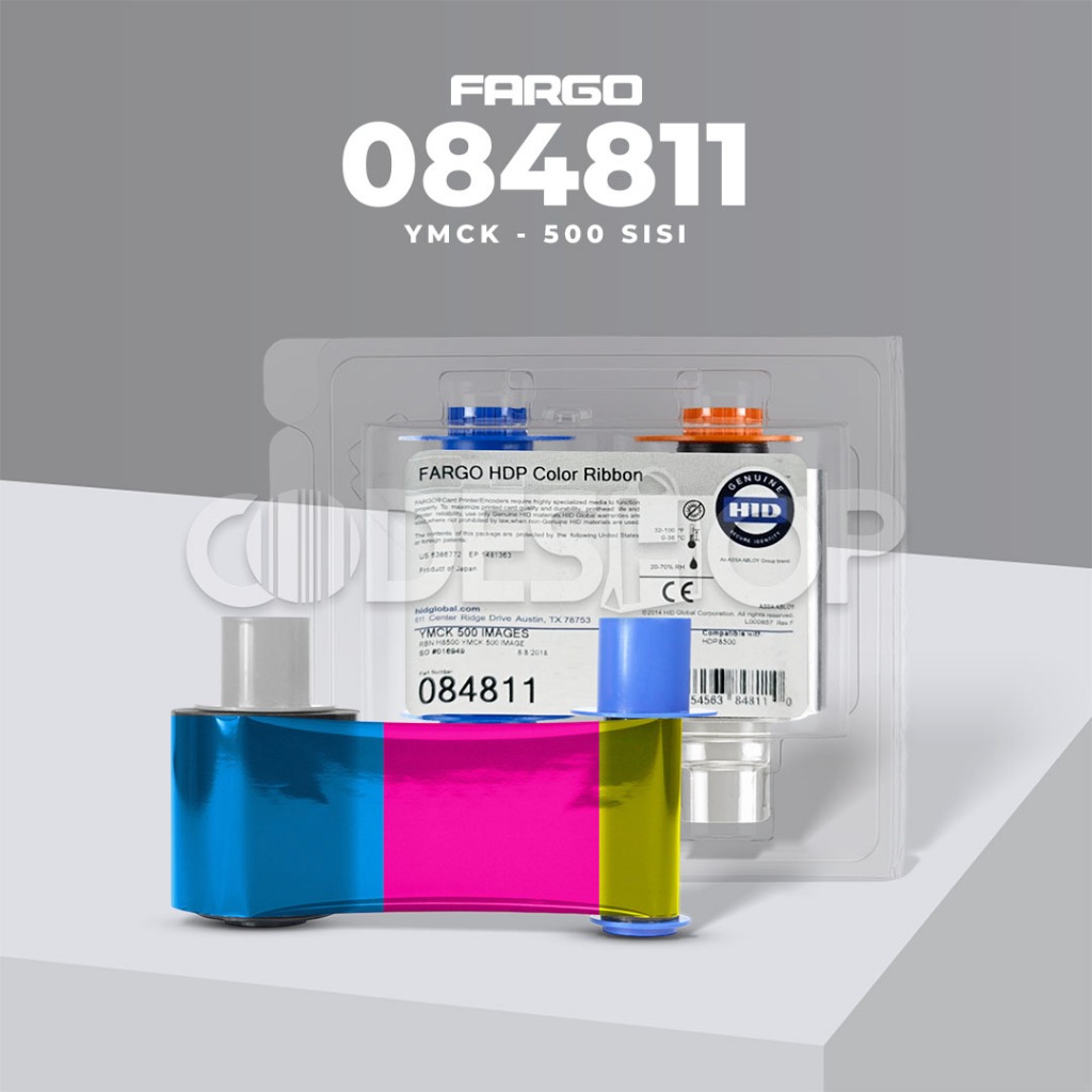 Jual Tinta Pita Ribbon Kartu ID Card FARGO HDP8500 RIBBON Color YMCK PN ...