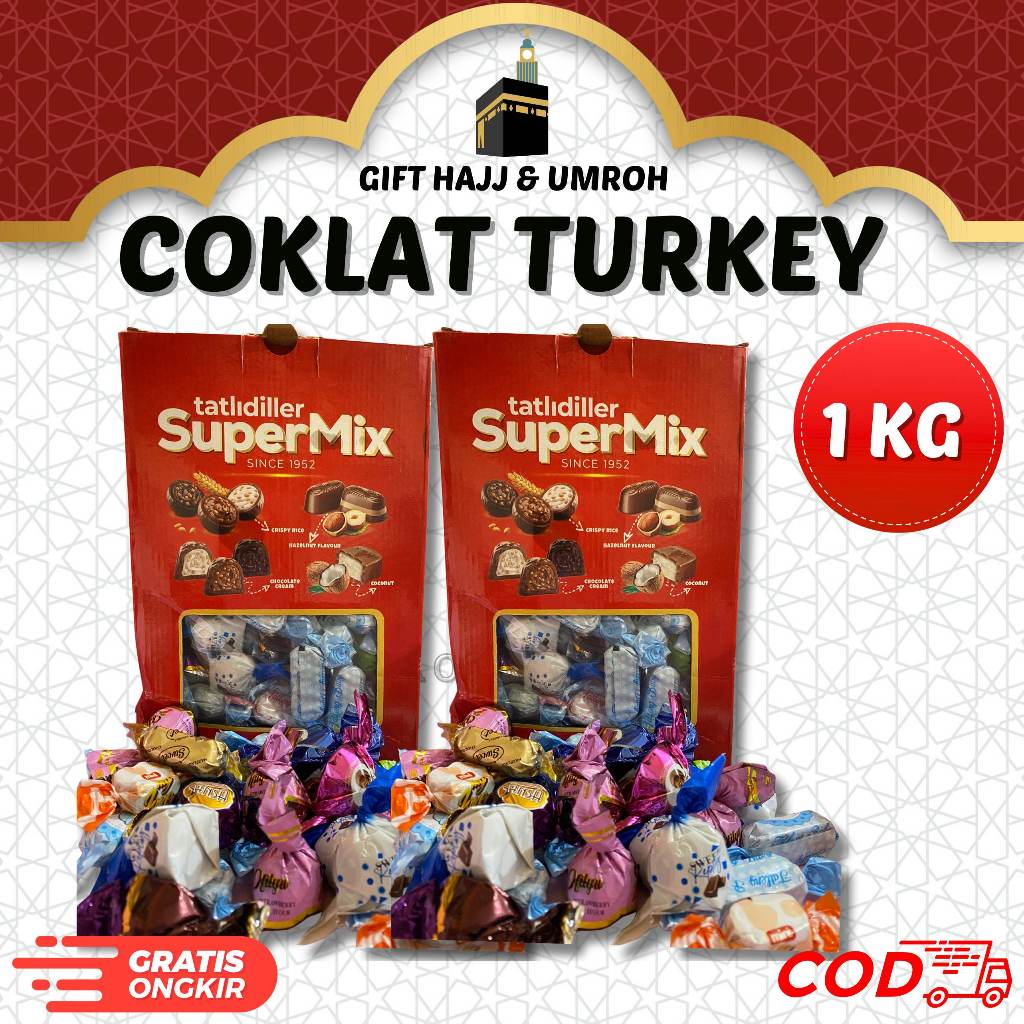 Jual COKLAT TURKEY 1 KG SUPER MIX COKLAT ARAB COKELAT CEMILAN TIMUR ...