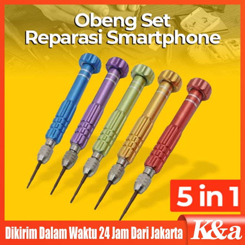 Jual Set 5 in 1 SY-338 / Servis / Screwdriver Jam Tangan Ponsel Magnet ...