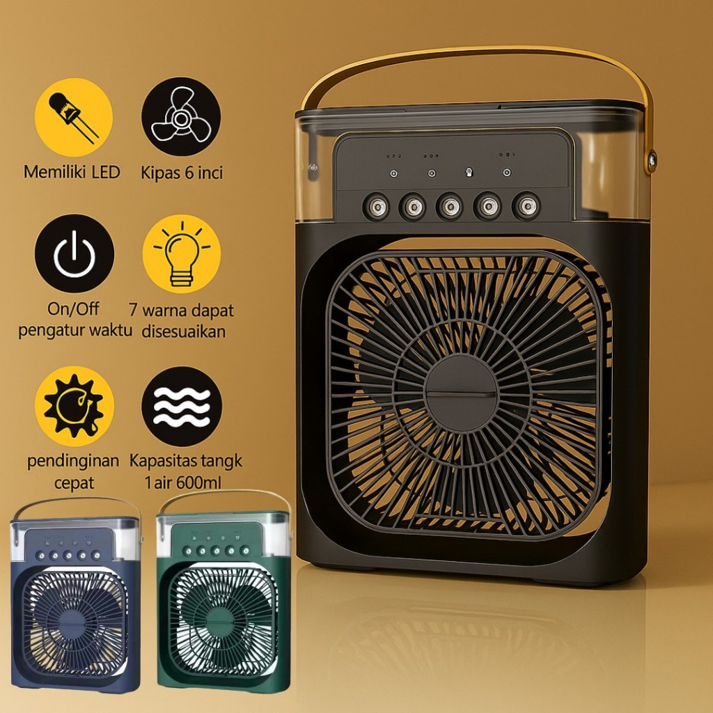 Jual Kipas Angin Spray Portable AC Pendingin Ruangan Mini AC Cooler ...