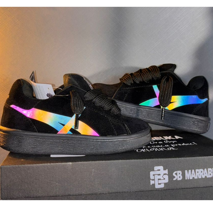 Jual Sepatu Skate JOGGING menyala nyala Terkena sinar cahaya SB ...