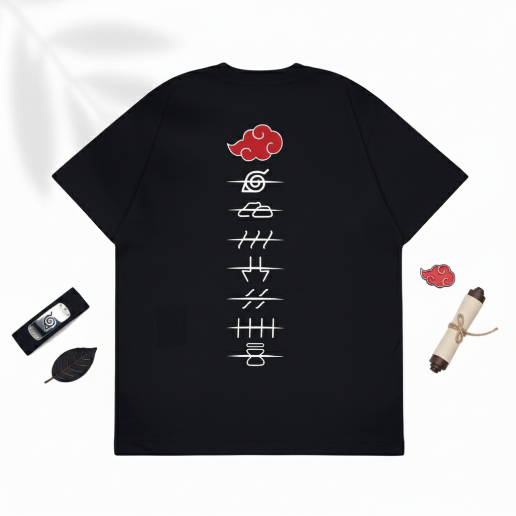 Jual GILAN Baju Distro Akatsuki Kaos Naruto Pria Wanita Katun Combed ...