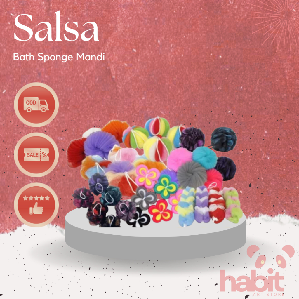Jual Salsa Bath Sponge | Spon Mandi | Shopee Indonesia