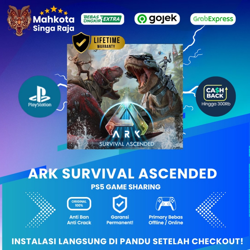 Jual ARK Survival Ascended for Plyastation 5 - Digital Game Sharing ...