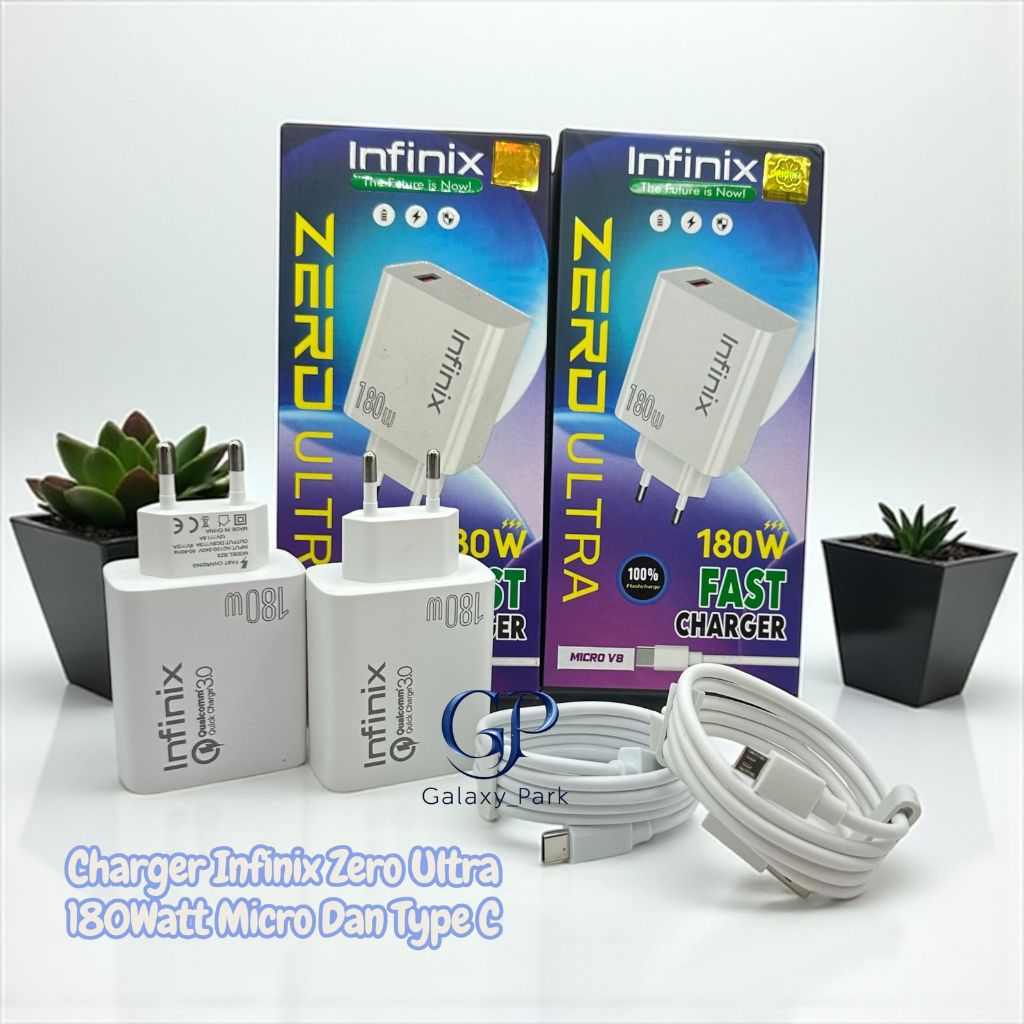 Jual Charger Infinix 180W Zero Ultra 5G Flash Charging Set Kabel Data ...